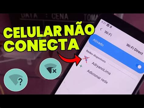 Como RESOLVER celular NÃO CONECTA no WIFI YouTube