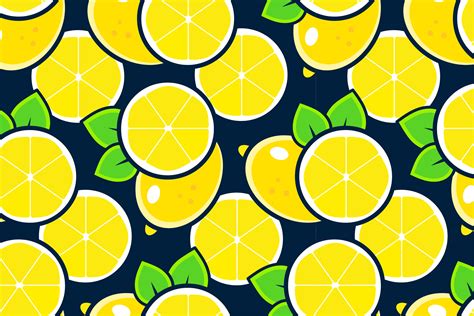 Lemon Seamless Pattern Graphic By Jaroslavbrilew Creative Fabrica