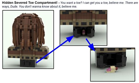 Bust Of The Dude From The Big Lebowski Moc Pics Rlego