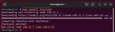 How To Install Node Js On Ubuntu Linux Genie