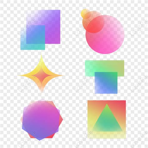 Geometric Shape Grain Texture Translucent Gradientgeometric Shapes