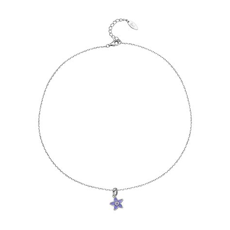 Dây Cổ Trẻ Em Bạc đính đá Disneypnj The Little Mermaid Zt00w060003