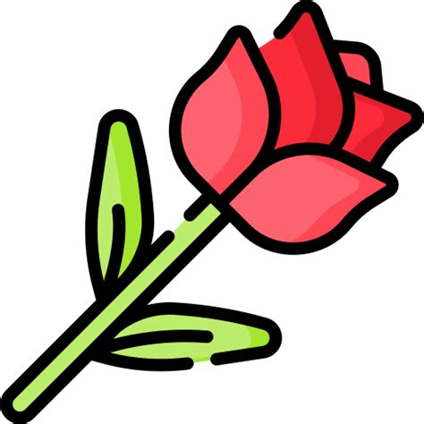 Rose Special Lineal Color Icon
