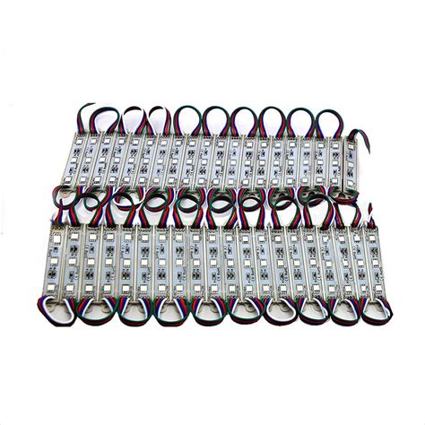 Módulo Rgb De Luz 3 Led Dc12v Luz Impermeable Sm Grandado