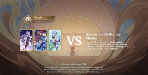 Genshin Impact Genius Invokation Tcg Challenges Guide Part 1