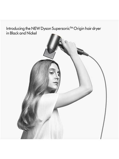 Dyson Supersonic Origin Hair Dryer Black And Nickel Very