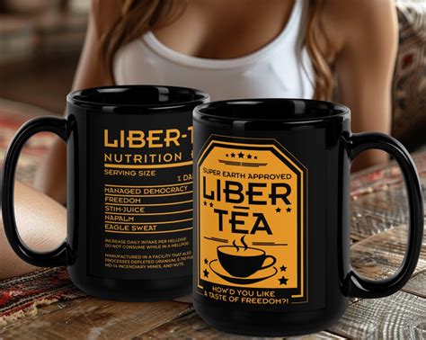 Liber Tea Mug Morning Cup Of Liber Tea Taste Democracy Black Mug