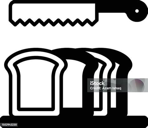 통곡물 빵 개념 빵 칼 벡터 아이콘 디자인 장인 제빵사 기호 요리 마에스트로 사인 음식 감정가 스톡 일러스트레이션 갈색에 대한 스톡 벡터 아트 및 기타 이미지 Istock