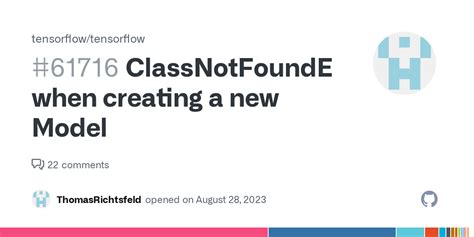 Classnotfoundexception When Creating A New Model · Issue 61716