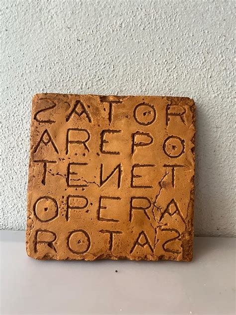 Sator Squaretenet Arepo Opera Rotas Etsy