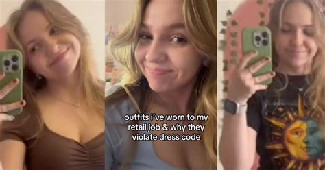 People Are Defending This Retail Worker After She Shares Every Outfit