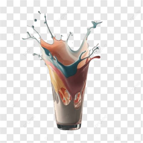 유리에 우유가 튀는 놀라운 사실적인 그림 유리에 우유가 튀다 우유 우유 튀김 Png 일러스트 및 이미지 에 대한 무료 다운로드 Pngtree
