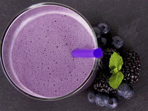 Smoothie De Zarzamora De 186 Kcal Receta Fácil En La App Avena