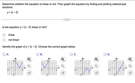 Solved Determine Whether The Equation Is Linear Or Not Then Chegg