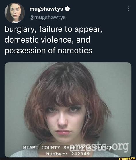 Mugshawtys Mugshawtys Burglary Failure To Appear Domestic Violence