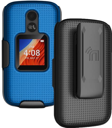 Case With Clip For Alcatel TCL Flip Phone Nakedcellphone Grid