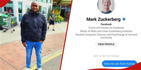 Kenyan Man Who Inboxed Zuckerberg In 2017 Seeking Job Is Still Hopeful