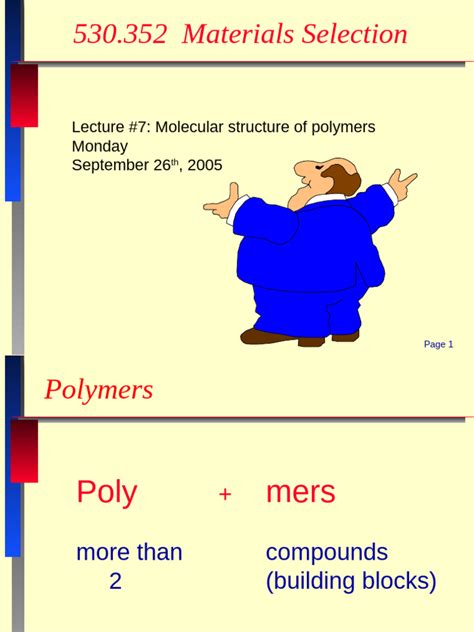 07structure And Elasticity Of Polymers Pdf Polymers Cross Link