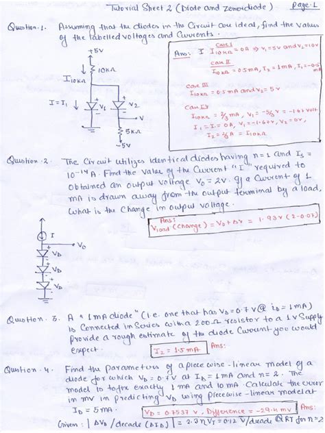 Assignment 2 Diode Zener Diode Pdf