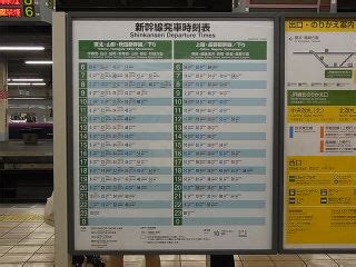 JR東日本の時刻表 その1
