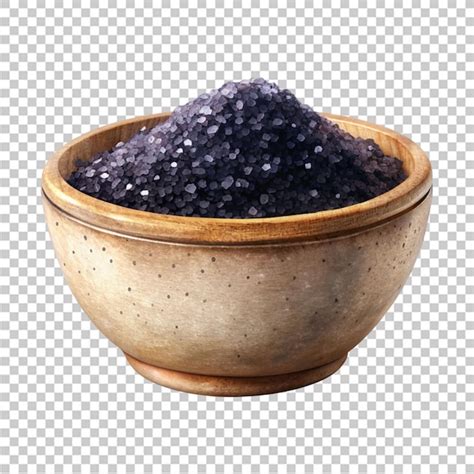 Premium Psd Black Sesame Seeds On White Background