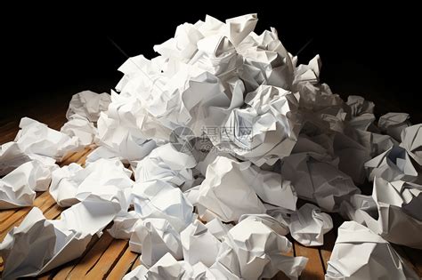 揉成一团的白纸高清图片下载 正版图片600961625 摄图网