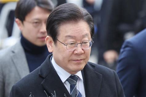 포토 공직선거법 위반 혐의 이재명 2회 공판 출석 아주경제