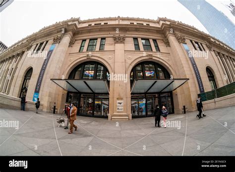 Visitors To The Daniel Patrick Moynihan Train Hall At Pennsylvania