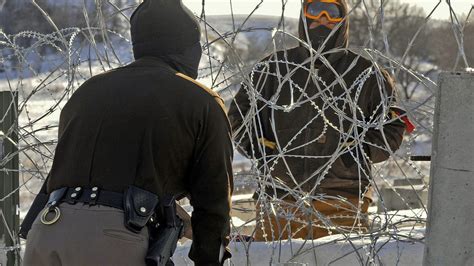 Police At Dakota Access Pipeline Protest Fire On Prayer Circle With