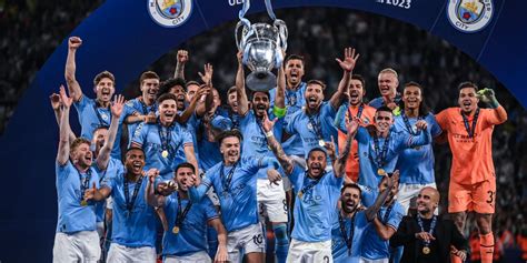 Champions League Manchester City Campeón De Europa 970 Universal