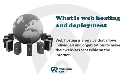 What Is Web Hosting And Deployment Withubb Blog