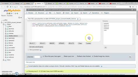 Listar Tablas Que Contiene Llaves Foraneas Con Php Y Mysql Youtube