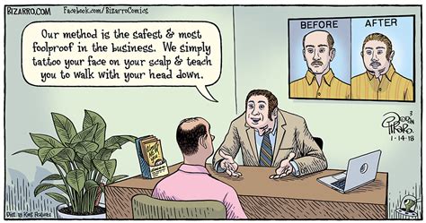 Scalp Art — Bizarro Naked Cartoonist