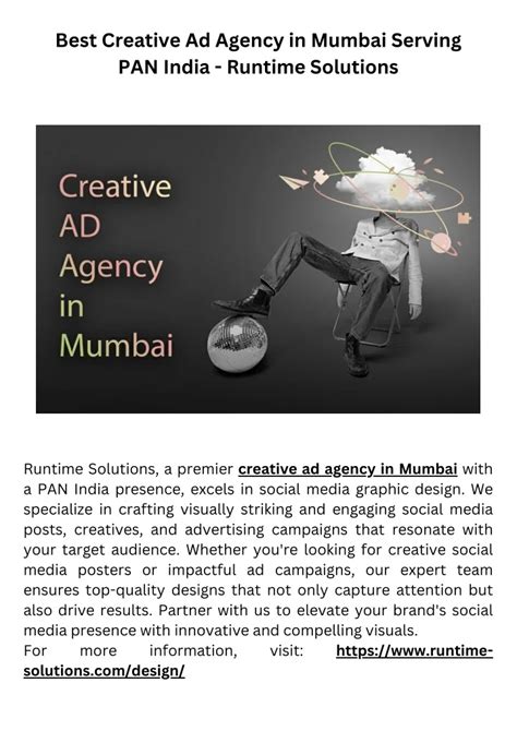 Ppt Best Creative Ad Agency In Mumbai Serving Pan India Runtime