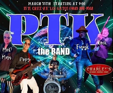 Ptk Dance Band At The Southbays Hottest Nightclub Charleys Los Gatos