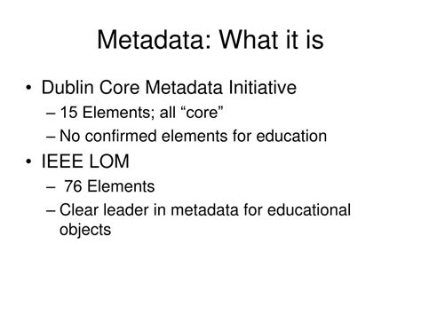 PPT Importance Of Metadata For Resource Organization PowerPoint Presentation ID 3352100
