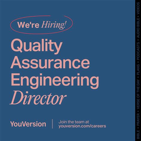 Qaengineer Techhiring Qualityassurance Technology Youversion
