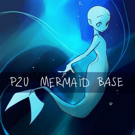 P2u Mermaid Base 2 By Nextlvl Adopts On Deviantart Mermaid Drawings