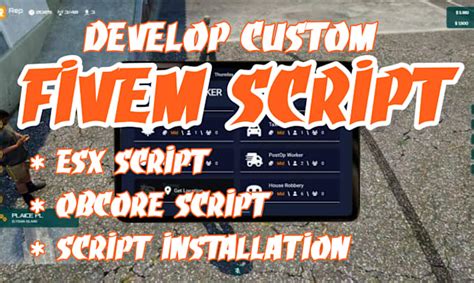 Create Custom Fivem Scripts Esx Scripts Qbcore Script For Your Fivem Server By Realmilly Fiverr