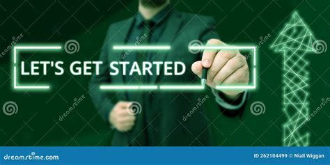 Conceptual Caption Let X27 S Get Started Word For To Begin Doing Or