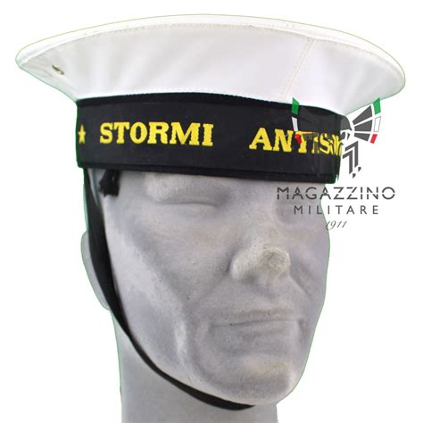 Fascia Per Cappello Berretto Originale Marina Militare Modello Pizza