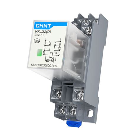 正泰小型中间继电器NXJ 2ZH4Z D 8脚14脚12V24V220V电磁继电器 虎窝淘
