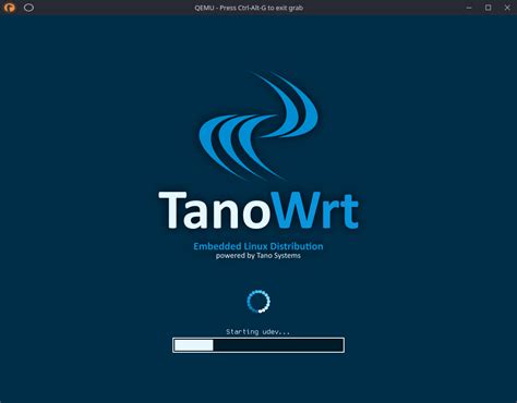 1 X86 Virtual Machines — Tanowrt Embedded Linux Distibution Master Documentation