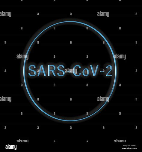 Sars Cov 2 Word Lettering Or Text As 3d Illustration 3d Rendering
