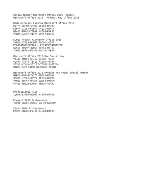 Serial Number Microsoft Pdf
