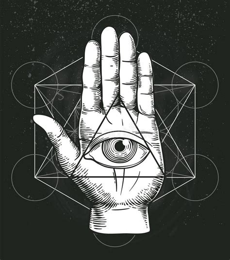 Símbolo Masónico Sagrado Oro Todo El Ojo Que Ve El Tercer Ojo El Ojo