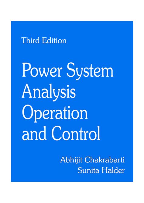 Download Power System Analysis Operation And Control Pdf Online