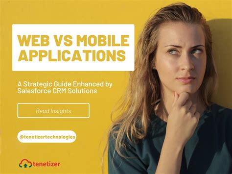 Web Vs Mobile Applications A Strategic Guide Enhanced By Salesforce Web Vs Mobile Applications A Strategic Guide Enhanced By Salesforce