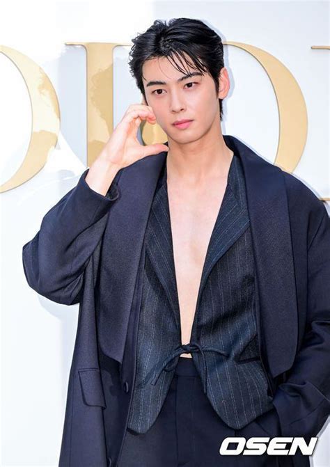 [사진]차은우 근육질 몸매 드러낸 얼굴 천재