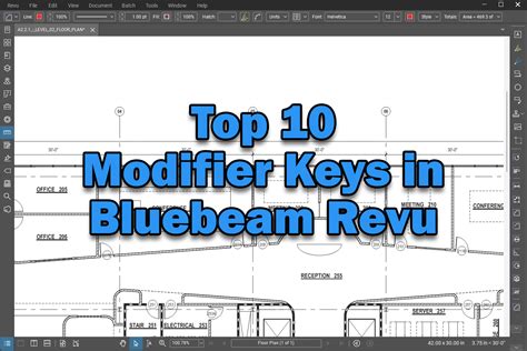 Top Modifier Keys In Bluebeam Revu Taradigm